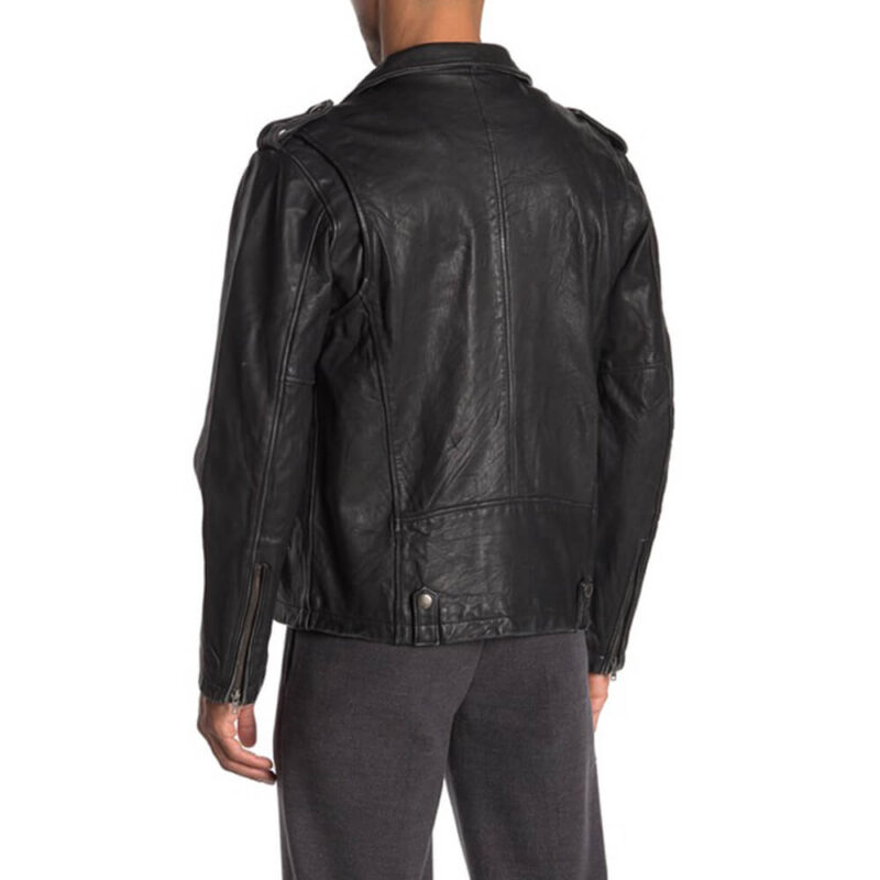 Trucker Leather Jacket — Leather Factory Shop